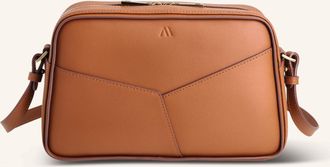 Kaai Kaai Umhängetasche Mini Bowler braun