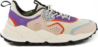 Flower Mountain Femme, Chaussures, Multicolore, Taille: 40 EU Baskets Multicolore en Daim avec Semelle en Li&egrave;ge