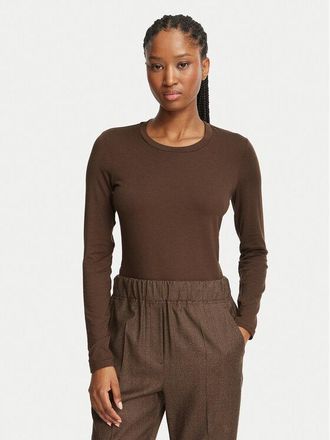 Max Mara Bluse Multie 2625946032 Dunkelbraun Regular Fit