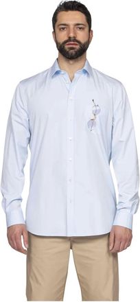 Moschino Homme, Chemises, Bleu, Taille: M Camicia 1293
