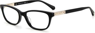 Kate Spade New York Kate Spade Hazen 807/16 BLACK Eyewear Womens Acetate, Standard, 49