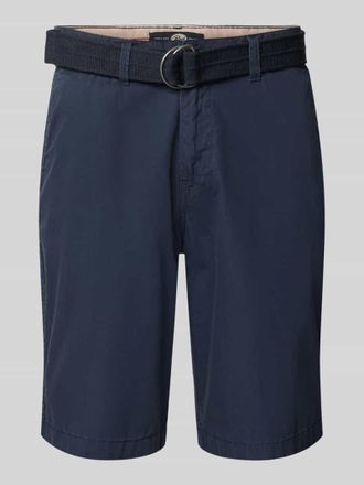 Petrol Industries Regular Fit Chino Shorts mit G&uuml;rtel und Eingrifftaschen