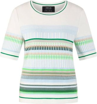 Marc Cain Damen Pullover mit Bio-Baumwolle