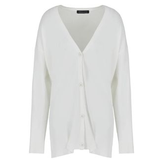 A|X Armani Exchange Wei&szlig;e Journal Damen Strickjacke - - Knitwear - Herren - Wei&szlig; - XS