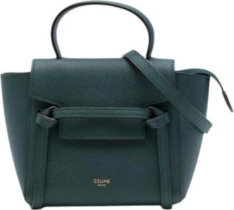 Celine Sac banane Pico Pre-owned - Femme - Pre-owned - Vert - Taille: ONE Size