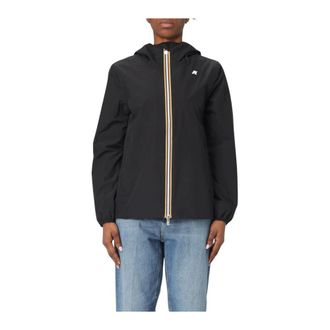 K-Way Claude Hooded Jacket WaterResistant - - Jackets - Damen - Schwarzk - XS