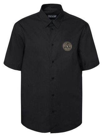 Versace Jeans Couture Hemd 80GALCS0 CNY17 Schwarz Regular Fit