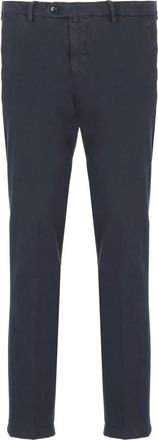 BRIGLIA 1949 Homme, Pantalons, Bleu, Taille: L Chinos en coton