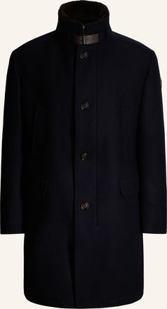 Joop Mantel Aus Wollmix blau