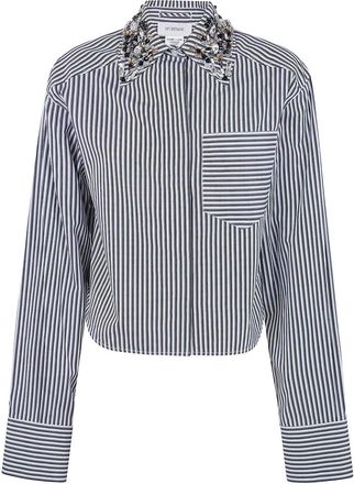 Sportmax Rundhalspullover - Wei&szlig;
