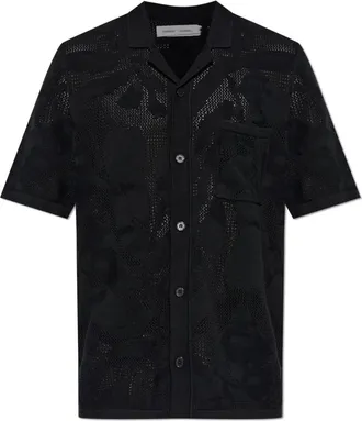 Sams&oslash;e & Sams&oslash;e Homme, Chemises, Noir, Taille: M Saconald Shirt