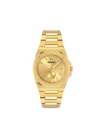 Versace montre Antares Greek Key 40 mm - Or