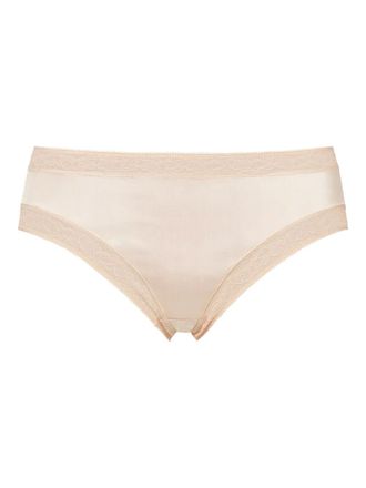 Eres culotte Inspir&eacute;e bord&eacute;e de dentelle - Tons neutres