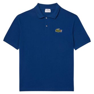 Lacoste L.12.12 Poloshirt für Herren/Damen Unisex, Piqué, lose Passform (Blau)