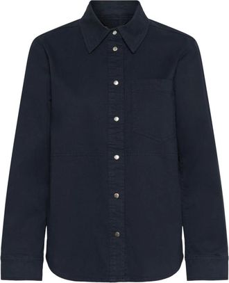 Part Two Femme, Blouses et Chemises, Bleu, Taille: 36 FR Chemises