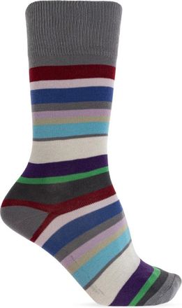 Paul Smith Homme, Sous-v&ecirc;tements, Multicolore, Taille: ONE Size Chaussettes Longues Classiques &agrave; Rayures