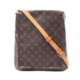 Louis Vuitton Sac bandouli&egrave;re Musette Monogram en toile enduite Pre-owned - Femme - Pre-owned - Brun - Taille: ONE Size