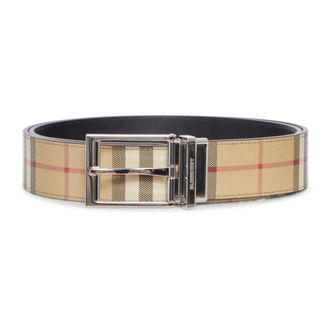 Burberry Homme, Accessoires, Beige, Taille: 95 CM Check Belt