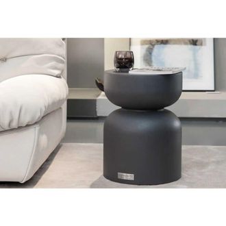 Elementi Elementi - chronos Table dappoint en béton minimaliste fonctionnel 35 x 35 x 46 cm