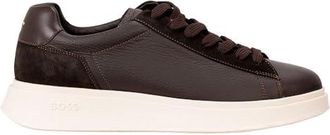 BOSS Boss Homme Bulton_Runn_sdgrlt Entraîneurs, Marron foncé, 41 EU