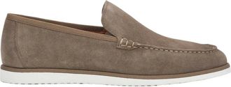 Estro & Luminara Homme, Chaussures, Brun, Taille: 45 EU Mocassins en Velours sur Semelle Contrast&eacute;e