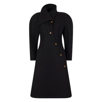 Vivienne Westwood Femme, Manteaux, Noir, Taille: 38 FR Breeze Coat