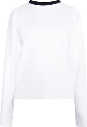 Usha Strickpullover Damen weiss schwarz