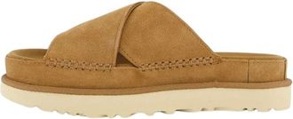UGG Ugg, Femme, Chaussures, Brun, Taille: 39 EU Goldenstar Cross Slide