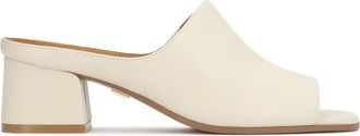 Kazar Femme, Chaussures, Beige, Taille: 39 EU Mules &agrave; Talons en Cuir
