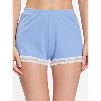 sloggi Pyjamashorts Go Ribbed 10215264 Blau Regular Fit