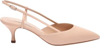 Casadei Femme, Chaussures, Rose, Taille: 40 1/2 EU Julia Slingback Leather