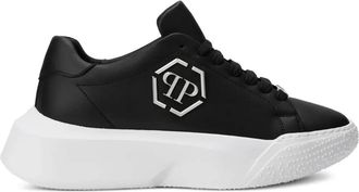 Philipp Plein Low-Top Sneaker - Godzilla Hexagon Logo Chunky Sneakers - Gr. 41 (EU) - in Schwarz - f&uuml;r Damen