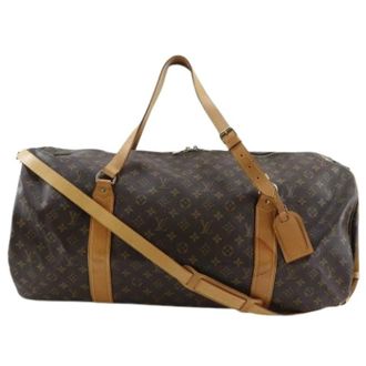 Louis Vuitton unisex, Pre-owned, Brun, Taille: ONE Size Pre-owned Sac Polochon Monogram Boston Bag