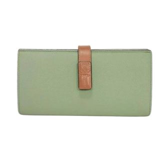 Loewe Pre-owned Long Wallet (Bi-fold) - - Pre-owned - Damen - Gr&uuml;n - ONE SIZE