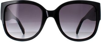 Karen Millen Quadrat Damen Schwarz Dunkelgrau Verlauf KM5050