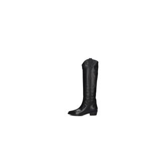 Notre-V Schwarze hohe Stiefel mit spitzer Zehe - - Shoes - Damen - Schwarzk - 37 EU