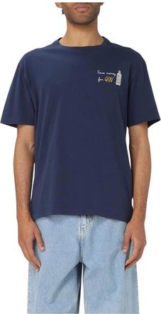 MC2 Saint Barth Homme, Tops, Bleu, Taille: M T-Chemises