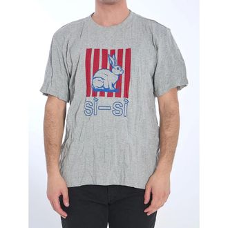 Bottega Veneta Homme, Tops, Gris, Taille: S T-Shirt Graphique