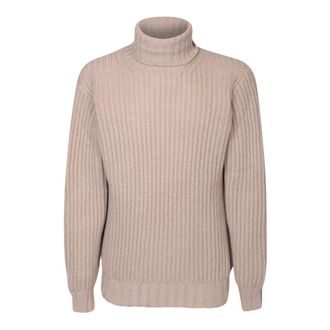 Dell'Oglio Cashmere Pullover - - Knitwear - Herren - Beige - L