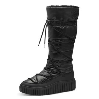 s.Oliver Bottines en Dentelle pour Femme 5-26442-43 Botte de Neige, Noir, 40 EU