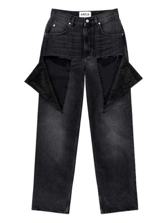 Area pantalon en coton - Noir