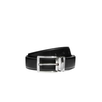 Scarosso Wendeg&uuml;rtel- glatt- Schwarz/Braun - - Accessories - Herren - Schwarzk - 95 CM