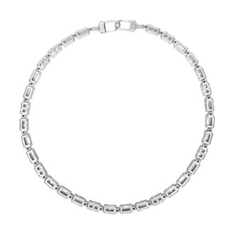 GCDS Cube Chain Halskette - - Accessories - Damen - Grau - ONE SIZE
