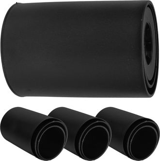 BESTONZON 4 St&uuml;ck Gasdruckfeder Teleskop f&uuml;r B&uuml;rost&uuml;hle rutschfeste Schwarze Schutzabdeckung f&uuml;r Stuhlzylinder Staubdichte Langlebige Gaslift H&uuml;lle Kompatibel m