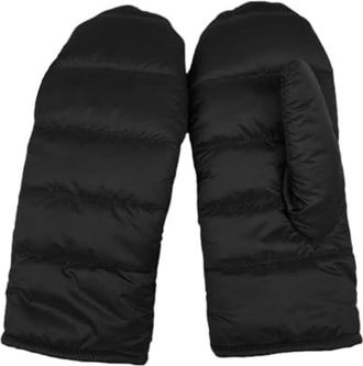 Generic Moufles chaudes en duvet 2024 - Gants coupe-vent pour temps froid | Moufles dhiver thermiques | Tissu en duvet isol&eacute; imperm&eacute;able, doublure en douce, c