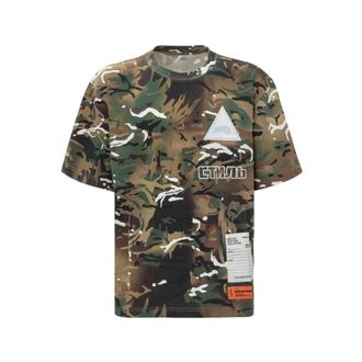 Heron Preston Camouflage T-shirt - - Tops - Herren - Mehrfarbig - M