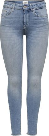 Only Female Skinny Jeans ONLlBlush Life Mid Skinny Fit Jeans, Farbe:Blau, Jeans/Hosen Neu:XL / 32L