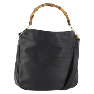 Gucci Sac &agrave; bandouli&egrave;re vintage Pre-owned - Femme - Pre-owned - Noir - Taille: ONE Size
