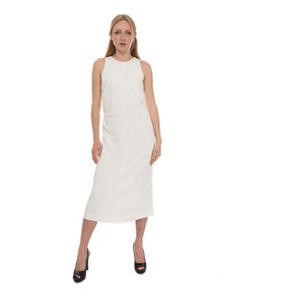HUGO BOSS Damen, Kleider, Wei&szlig;, LGr&ouml;&szlig;e