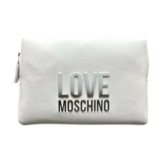 Love Moschino Wei&szlig;e Clutches Jc5314Pp0Mkd0100 - - Bags - Damen - Wei&szlig; - ONE SIZE